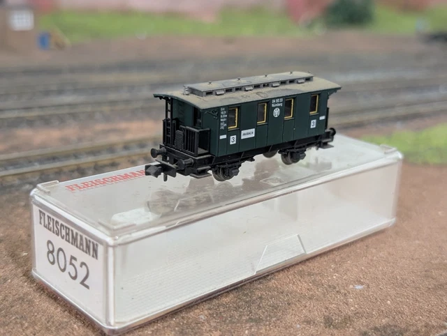 FLEISCHMANN N GAUGE 8052 2nd/3rd class passenger car of the DR £18.71 - PicClick UK