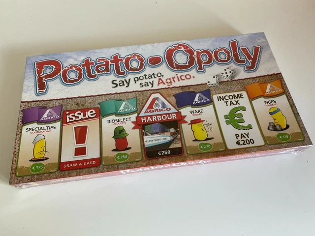 POTATO-OPOLY BOARD GAME Monopoly for Farm & Potato Lovers - Brand New ...