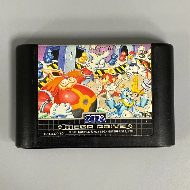 DR ROBOTNIK MEAN Grain Machine Jeu de Sega Mega Drive Cartouche Pal ...