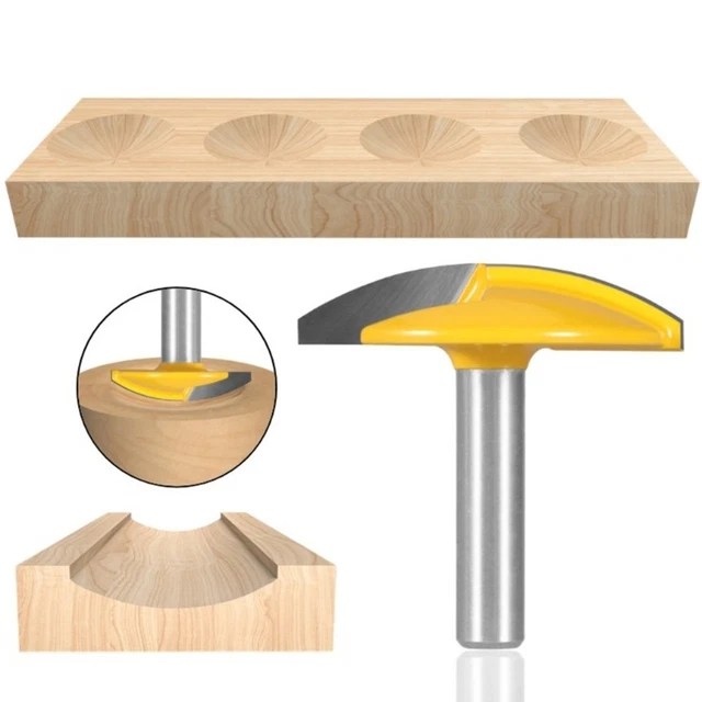 1/2INCH 1/4INCH SHANK Woodworking Router Bit Door Bit Wooden Milling ...