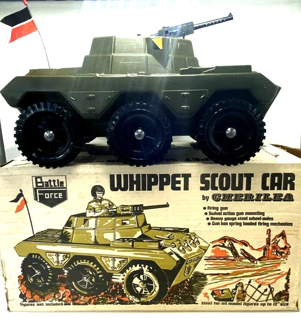 VINTAGE ACTION MAN Cherilea Whippet/ Armoured /Scout Car Original RARE ...