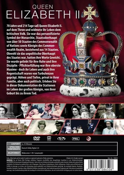 IHRE LEGENDE QUEEN Elizabeth Ii-Ihr Leben Dvd New EUR 16,71 - PicClick IT