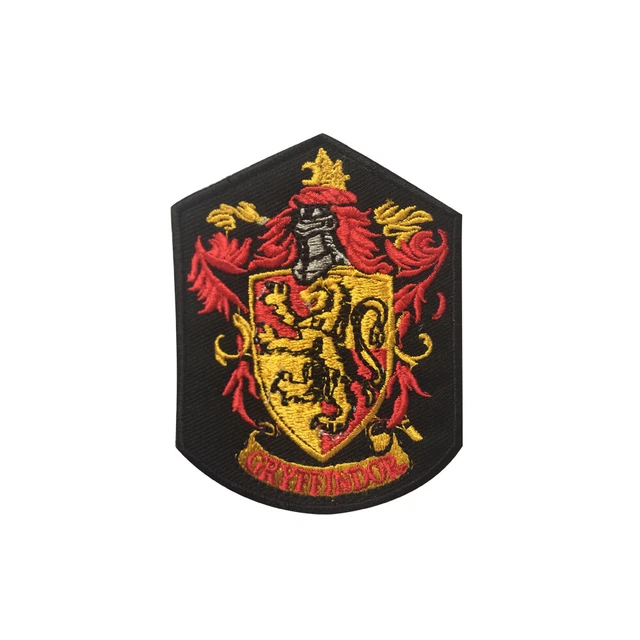 HARRY POTTER GRYFFINDOR logo Patch Iron On Patch Sew On Badge Embroidered Patch £2.69 - PicClick UK