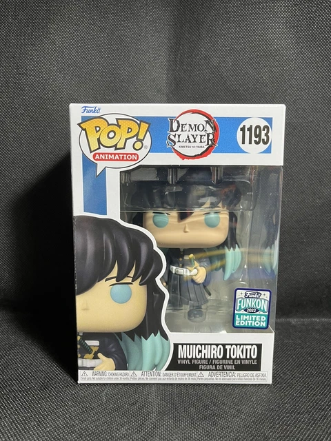 FUNKO POP MUICHIRO Tokito 1193 Funkon 2022 Limited Edition Demon Slayer ...
