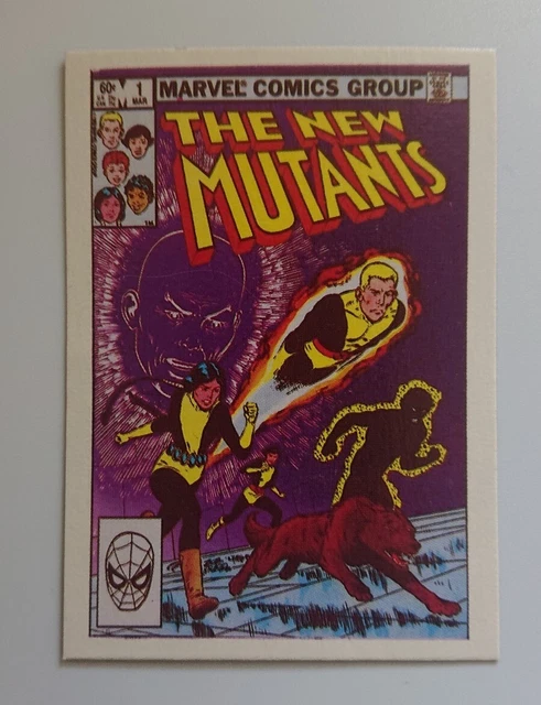 1984 MARVEL CARD FTCC - First Issue Comic Cover #52 - The New Mutants ...