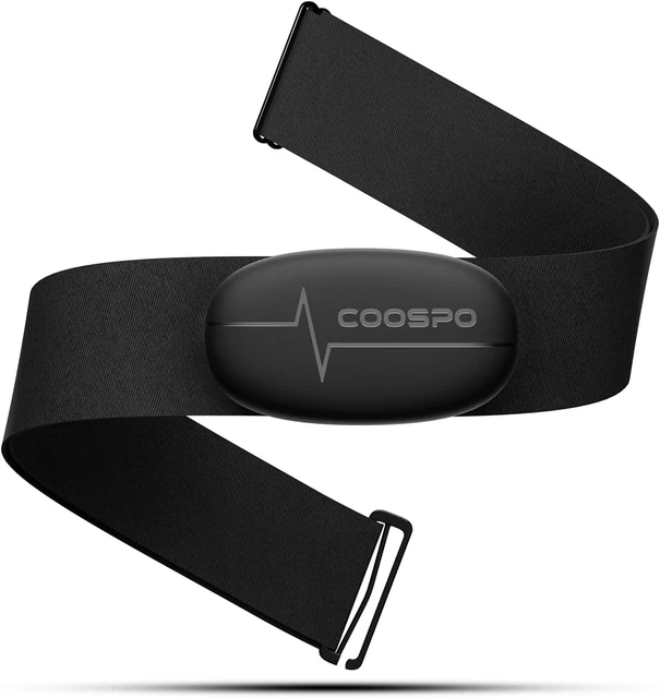 COOSPO HEART RATE Monitor Chest Strap H6M, Bluetooth ANT+ One Size ...