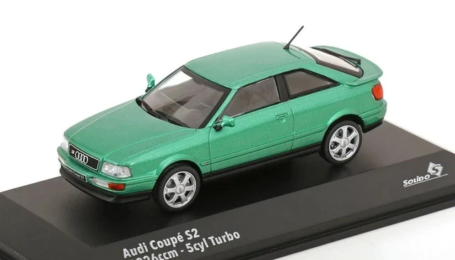 AUDI 80 (S2) Turbo Coupe Green metallic 1994 1/43 SOLIDO 4312209 EUR 33 ...