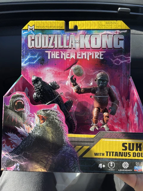 PLAYMATES MONSTERVERSE GODZILLA x Kong New Empire SUKO w Titanus Doug ...