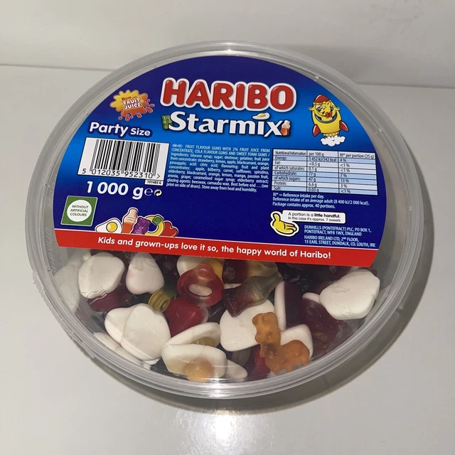 HARIBO STAR MIX Party Size 1.4kg Soft Chewy Sweets / Halloween ...