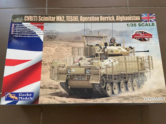 MAQUETTE GECKO MODELS CVRT SCIMITAR MK2 TESH 1/35 EUR 40,00 - PicClick FR