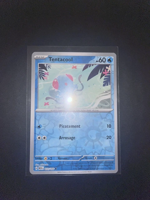 CARTE POKEMON TENTACOOL reverse 072/165 EV 151 FR NM EUR 2,99 - PicClick FR