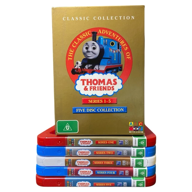 THOMAS & FRIENDS Classic Collection DVD Set Series 1-5 ABC Kids 5 Disc ...