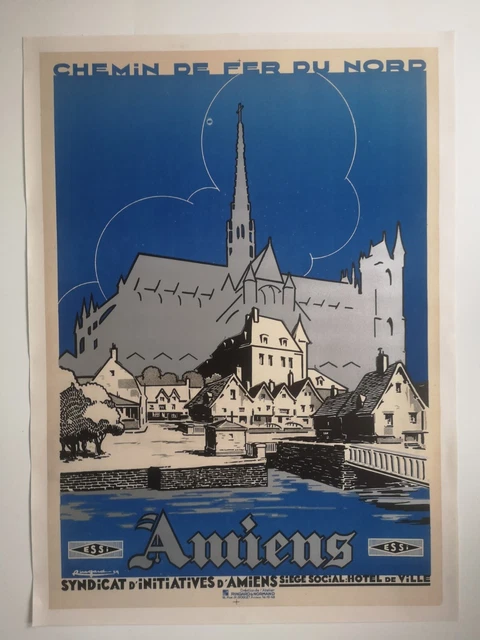 AFFICHE ANCIENNE AMIENS 1929 chemin de fer du Nord EUR 800,00 - PicClick FR AFFICHE ANCIENNE AMIENS 1929 chemin de fer du Nord EUR 800,00 - PicClick FR