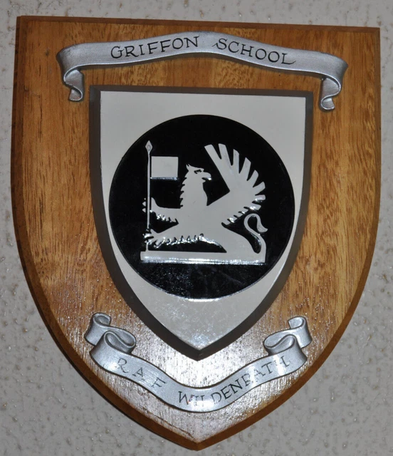 GRIFFON SCHOOL ROYAL Air Force Station Wildenrath wall plaque shield ...
