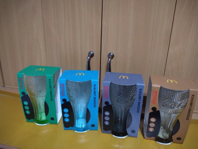 NUOVI SET COMPLETO 4 bicchieri Coca Cola 2021 Edizione Limitata ...