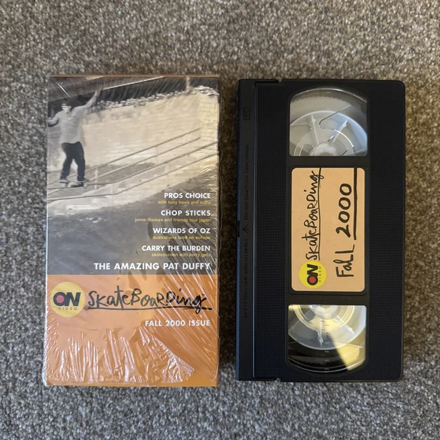 ON VIDEO SKATEBOARDING Fall 2000 Issue VHS Tony Hawk Factory Sealed £31 ...