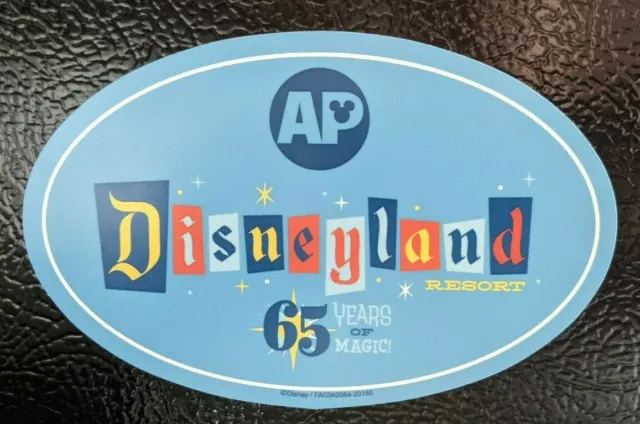 DISNEY ANNUAL PASSHOLDER Exclusive Disneyland Resort 65th Anniversary ... DISNEY ANNUAL PASSHOLDER Exclusive Disneyland Resort 65th Anniversary ...