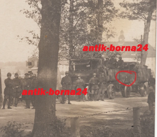 FOTO SOLDAT FELDGRAU Freikorps Totenkopf Ehrhardt SPW Panzerspähwagen ...