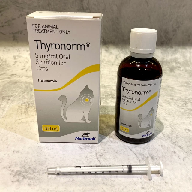 THYRONORM FOR CATS. 5mg Oral solution. Opened, but barely used. £40.00 ...