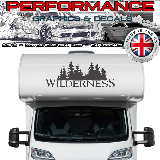 LARGE VAN GRAPHICS Stickers Decal Camper Van Motorhome Caravan Window ...