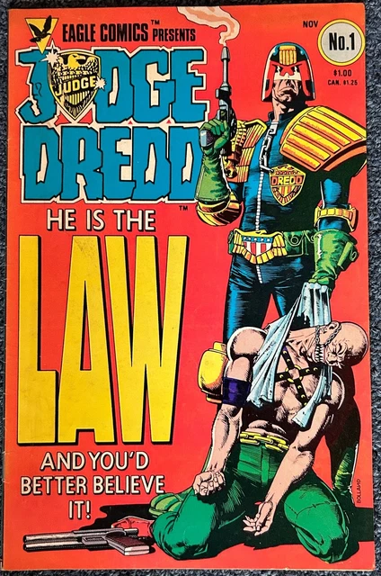 JUDGE DREDD #1, Eagle Comics, Nov. 1983, Fine-plus condition £18.58 ...