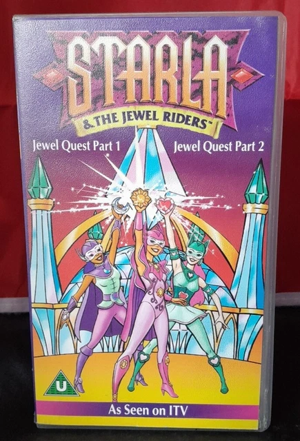 STARLA AND THE Jewel Riders Volume 1 Jewel Quest Parts 1-2 VHS Tape. £ ...