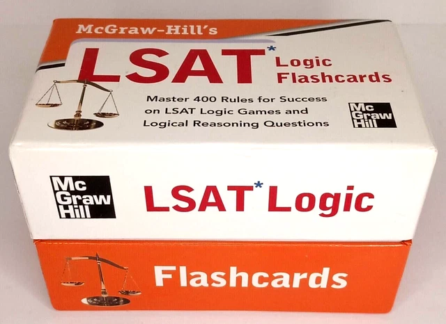 MCGRAW-HILL'S LSAT LOGIC Flashcards by Wendy Hanks Cards sheets. $33.95 - PicClick AU