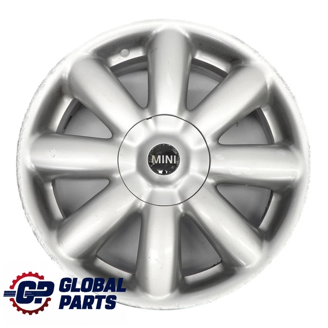 MINI COOPER R50 R55 R56 R57 Silver Wheel Alloy Rim 17" 7J Crown Spoke ...