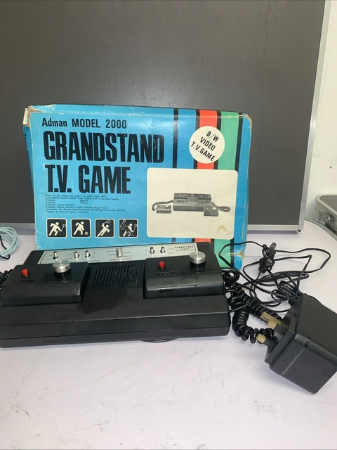 GRANDSTAND TV GAME Adman 2000 Vintage With Box Untested Retro Gaming ...