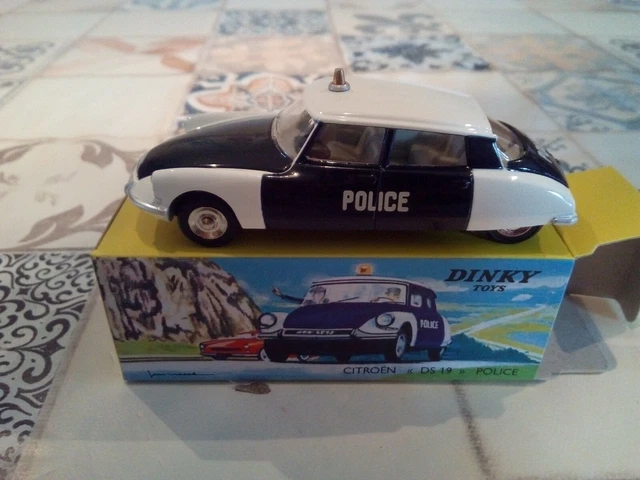 CITROEN DS 19 Police Pie 1/43 Dinky Toys 501 Atlas Neuf Collection les ...