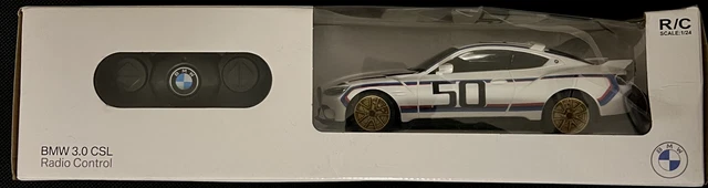 GENUINE BMW 3.0 CSL RC Remote Control Car Model Toy 1:24 Scale ...