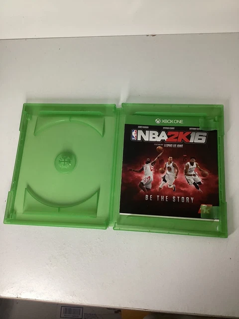 REPLACEMENT CASE ONLY No Game No Disc NBA 2k16 James Harden Cover Xbox ...