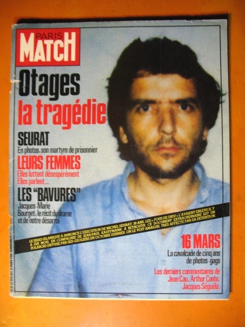 PARIS MATCH 1921 du 21/03/1986-Otages, la tragédie, Seurat, Leurs ...