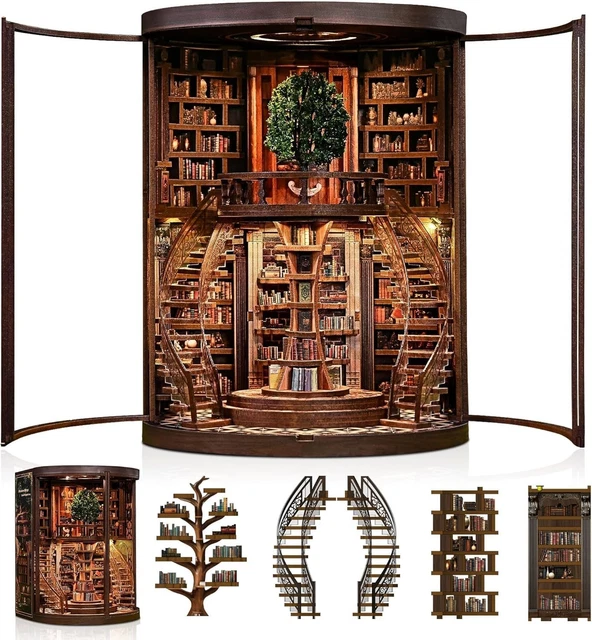 BOOK NOOK KITS for Adults - CRIOLPO DIY Miniature House 3D Wooden ...