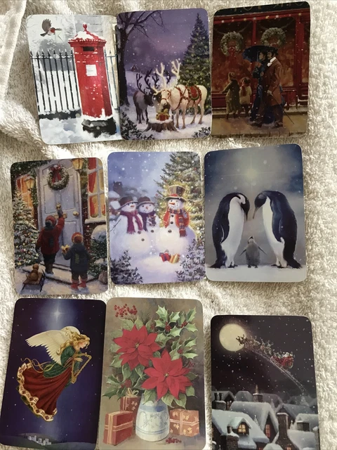 SET OF 9 Hunkydory Shiny Topper Decks Christmas Reflections Angel ...