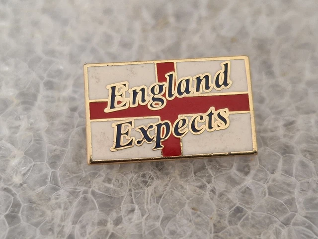 ENGLAND - CROSS of St George Shield with Three Lions - Enamel Pin Badge ...