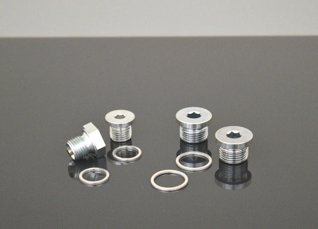 BMW R1150 ÖLEINFÜLLSCHRAUBE Ölablassschraube Set Getriebe und Antrieb ...