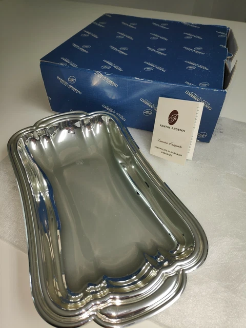 FANTIN ARGENTI PORTA Cioccolatini In Argento Vassoio Lamina D'argento EUR 175,00 - PicClick IT