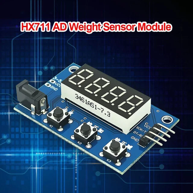 1PC HX711 4 Digit Load Cell Gewicht Drucksensor Wiegen Elektronische ...