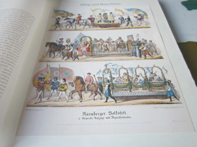 NÜRNBERG DOKU 5031 Nürnberger Volksfest 1853 historischer Festzug EUR 5 ...