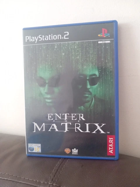 ENTER THE MATRIX Playstation 2 PS2 videogioco P&P GRATUITO completo di ...