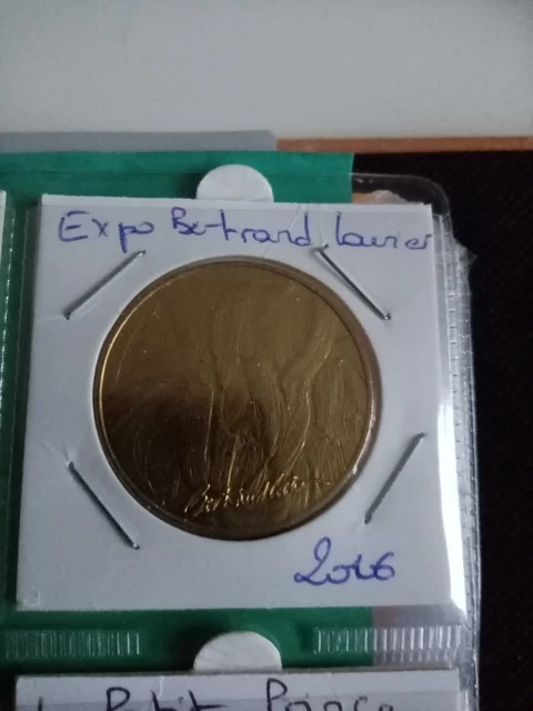 MÉDAILLE TOURISTIQUE monnaie de paris MDP 75006 expo bertrand lauvier ...