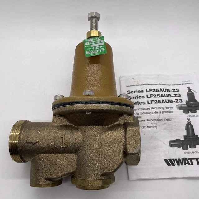 WATTS 1& WATER Pressure Reducing Valve Female NPT LF25AUBZ3 **NEW** NO ...