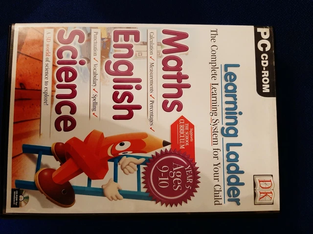 DK LEARNING LADDER - Maths English Science - Year 4 - Ages 8-9 PC £0.99 - PicClick UK