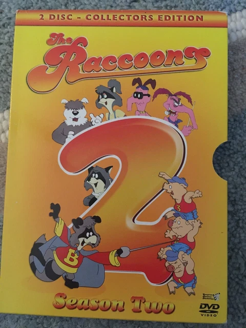 THE RACCOONS SERIES 2 Dvd 2 Disc Collectors Edition Retro 80S Kids ...