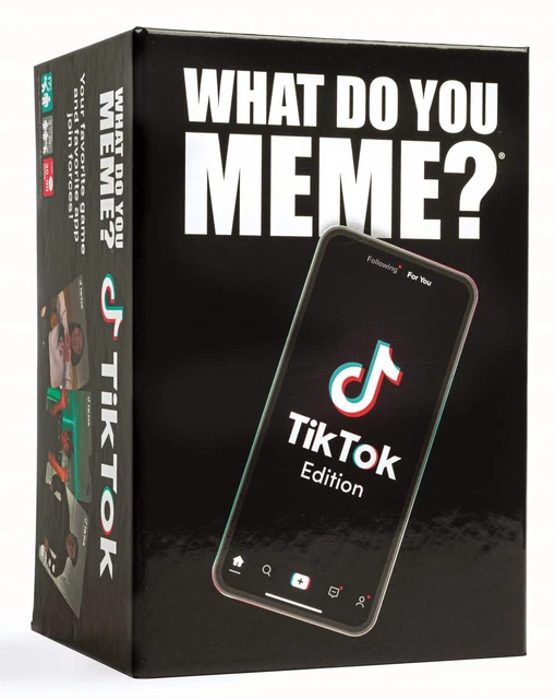 WHAT DO YOU Meme? TikTok Edition $35.00 - PicClick AU