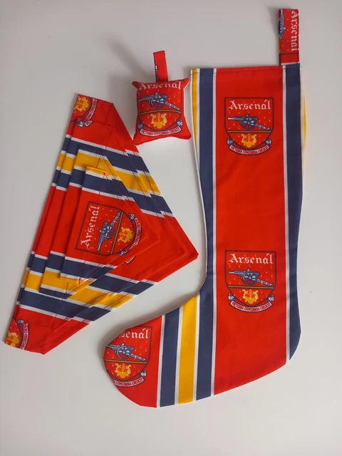 ARSENAL FABRIC PET Dog Cat Bandanas SMALL £5.50 - PicClick UK