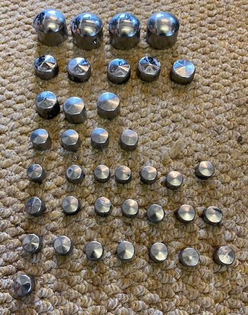 HARLEY DAVIDSON 883 Sportster Engine Bolt Caps Genuine Parts £9.99 ...