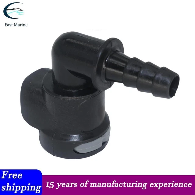 MERCRUISER GEAR LUBE Monitor Elbow Fitting Quick Connector Alpha Bravo ...