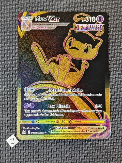 MEW VMAX TG30/TG30 - Lost Origin Trainer Gallery Gold Rare Pokemon TCG ...